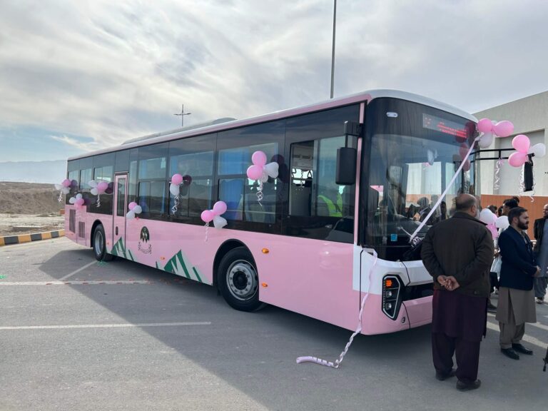 Quetta Goes Pink: Women-Only Bus Service Launched to Empower Safe ...